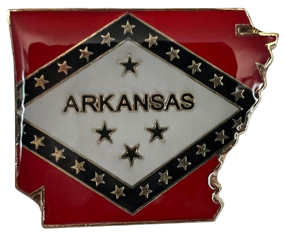 Arkansas | Flag Lapel Pin | State Single Map Pins for Sale| World Flag Pins