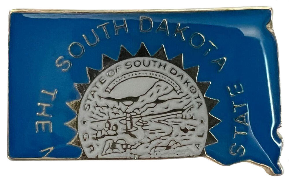 South Dakota | State Flag Map Pin | World Flag Pins