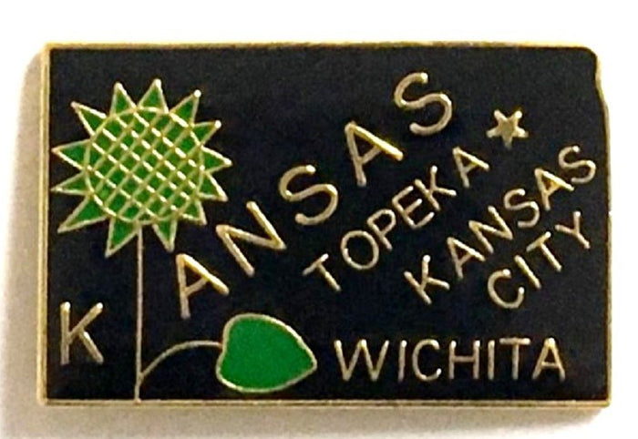 Kansas | State Map Pin | World Flag Pins