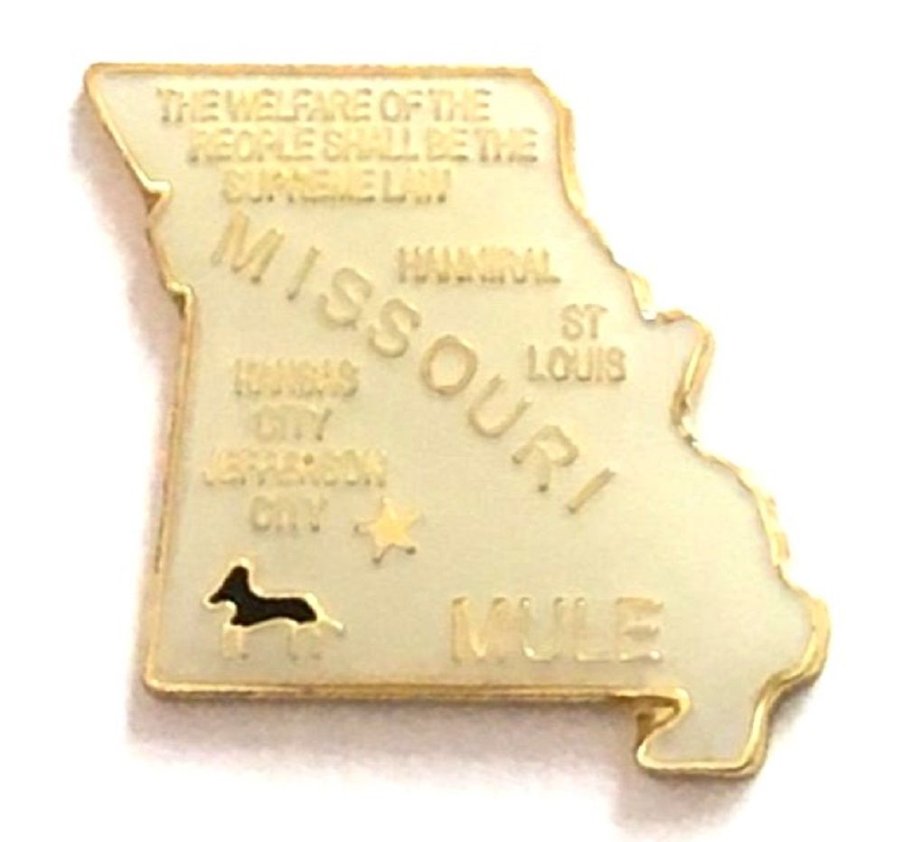 Missouri | State Map Pin | World Flag Pins