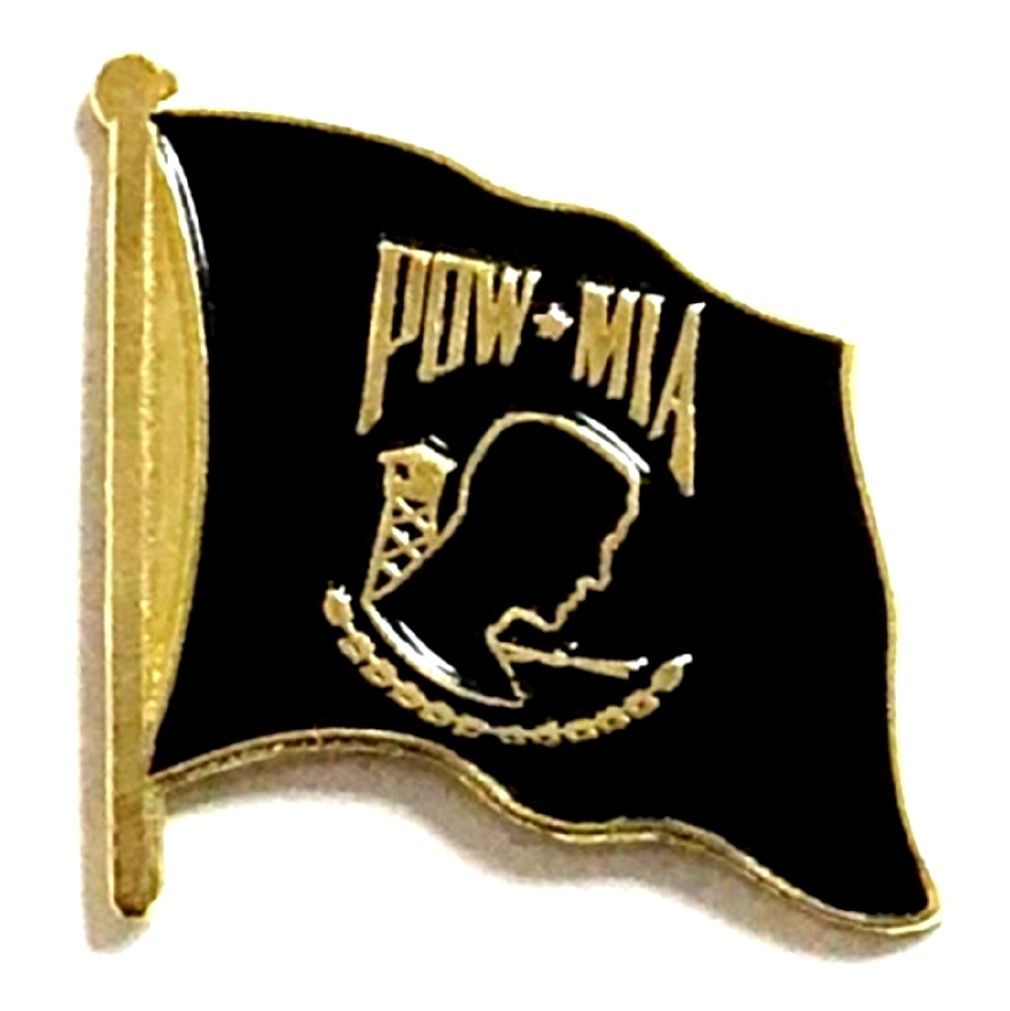 POW Single Flag Lapel Pin, Military flag pins | World Flag Pins