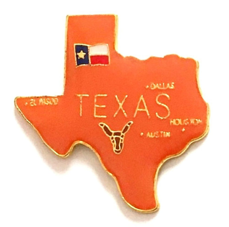 Texas flag lapel pin, state map pins on sale| World Flag Pins